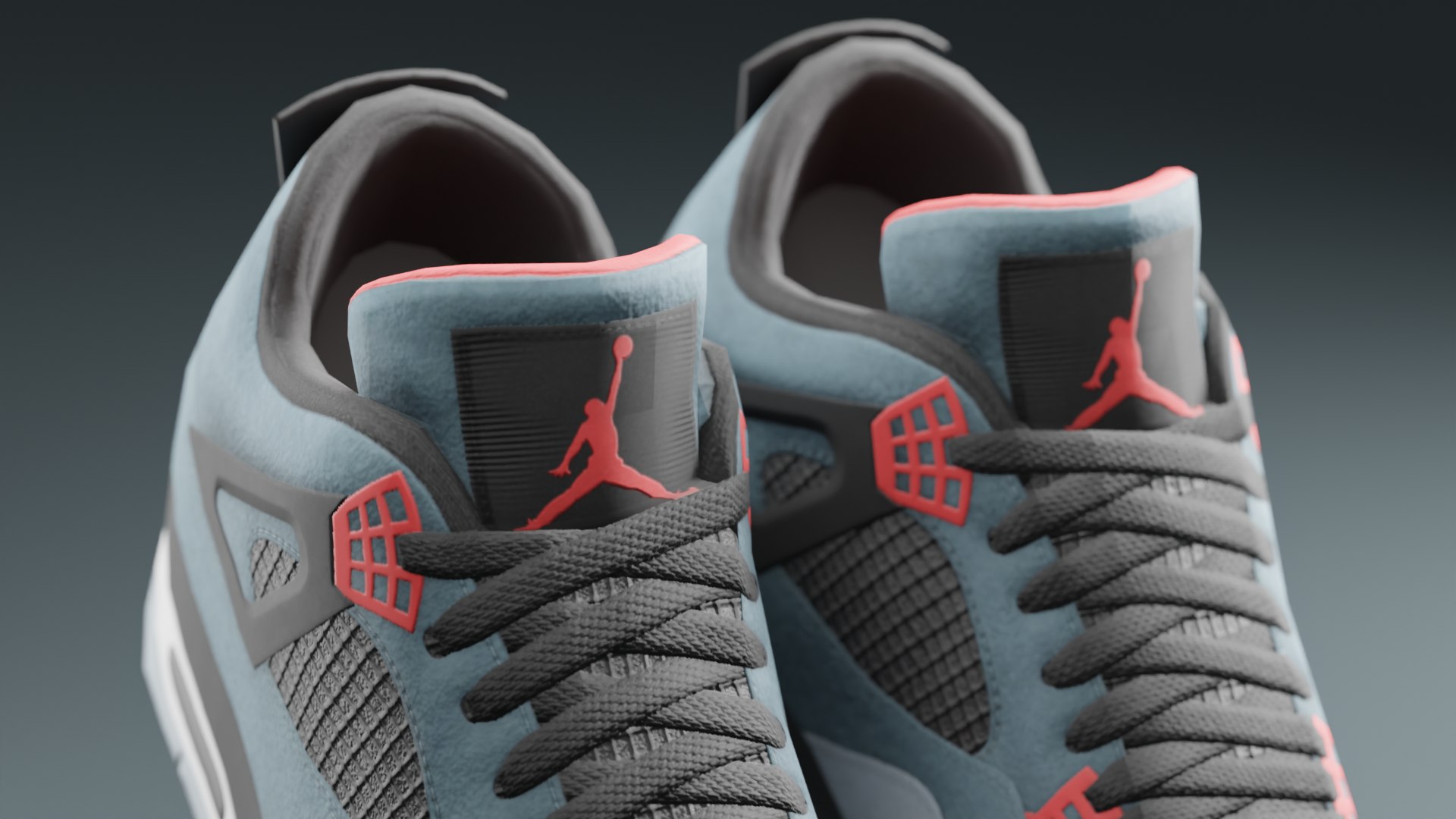 3D Air Jordan 4 Lowpoly - 01 - TurboSquid 2194569