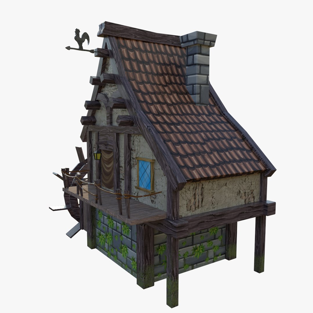 Stylized Cartoon House 3D Model - TurboSquid 1149133