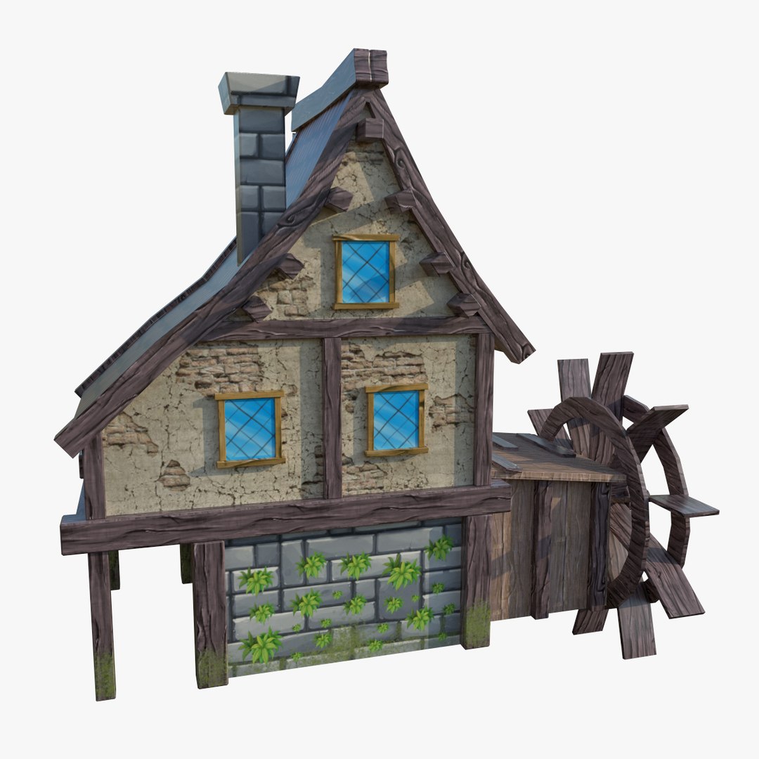 Stylized Cartoon House 3D Model - TurboSquid 1149133