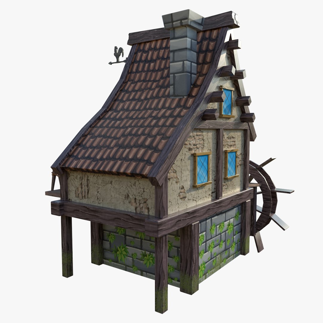 Stylized Cartoon House 3D Model - TurboSquid 1149133