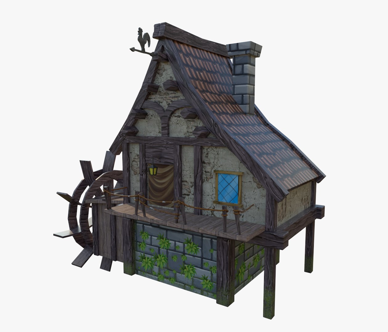 Stylized Cartoon House 3D Model - TurboSquid 1149133