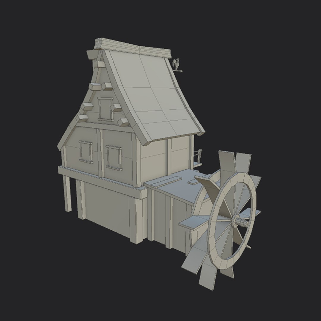 Stylized Cartoon House 3D Model - TurboSquid 1149133