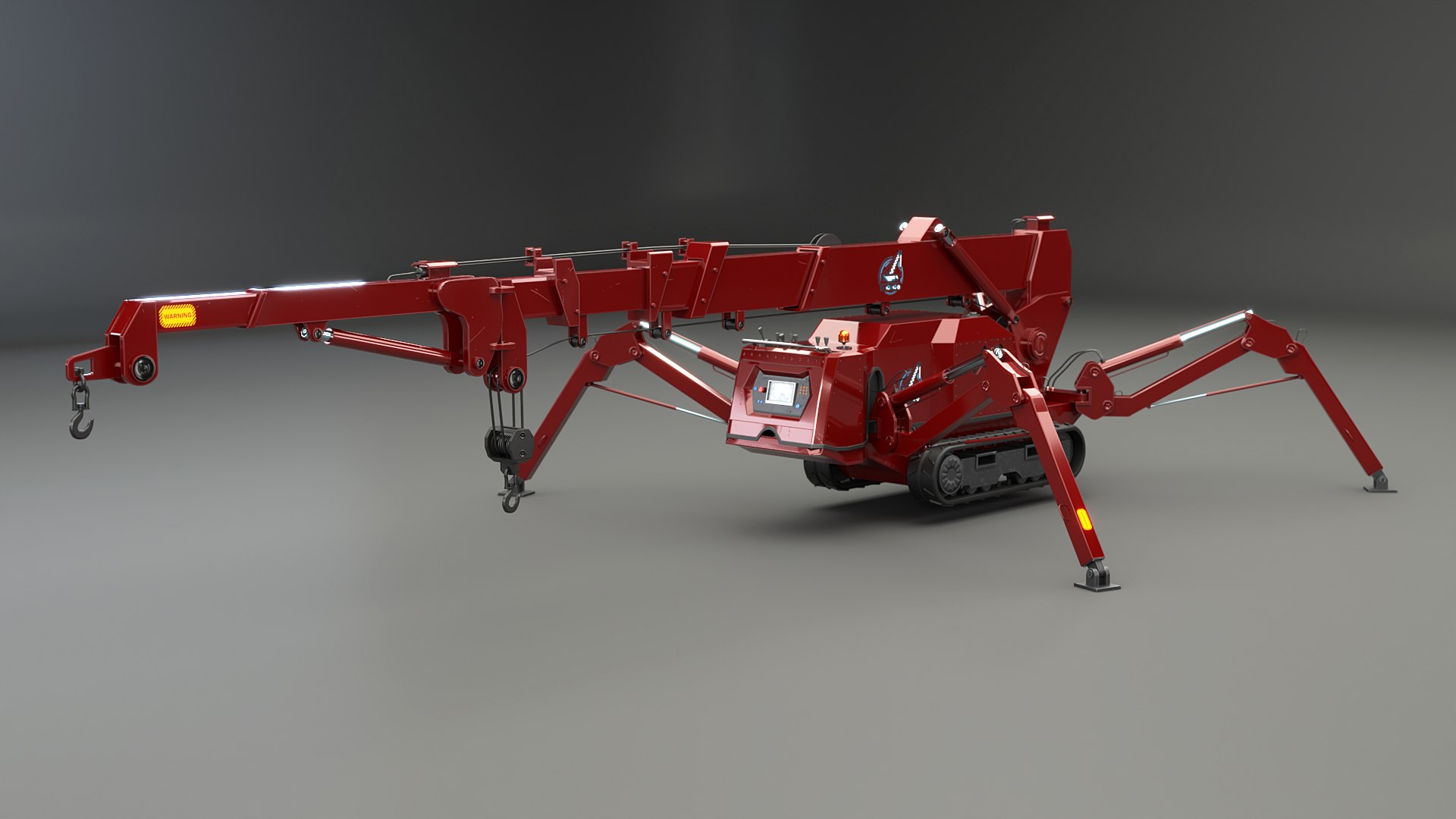 Mini Crawler - Spider Crane Model - TurboSquid 2206914