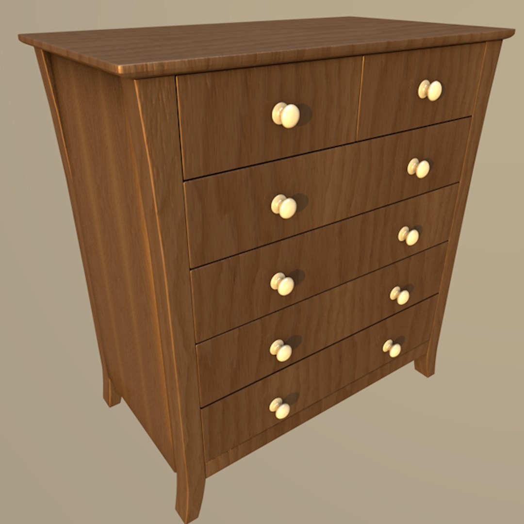 3d Realistic Vermont Drawer