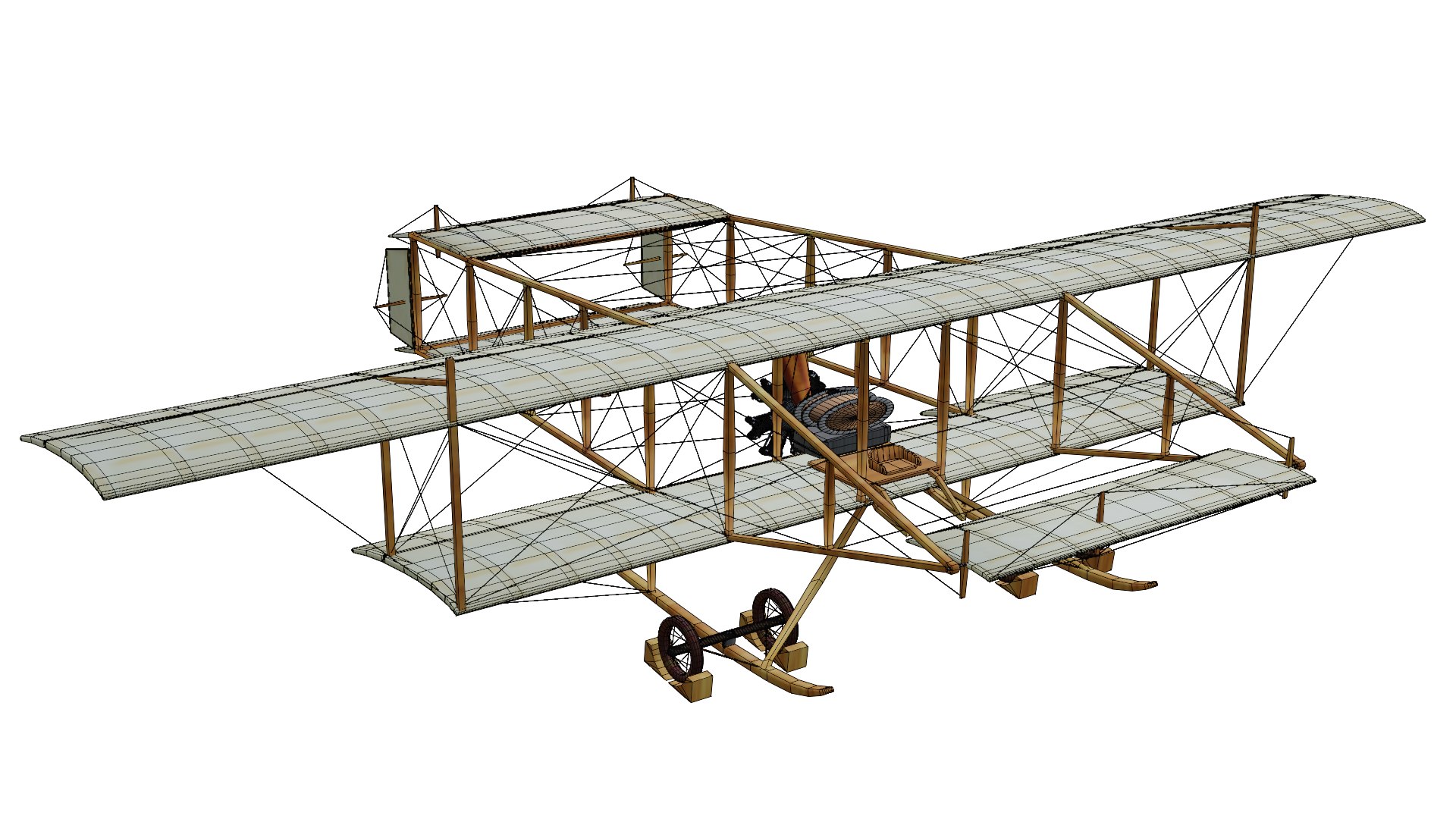 Farman IV HF 4 Model - TurboSquid 2358327