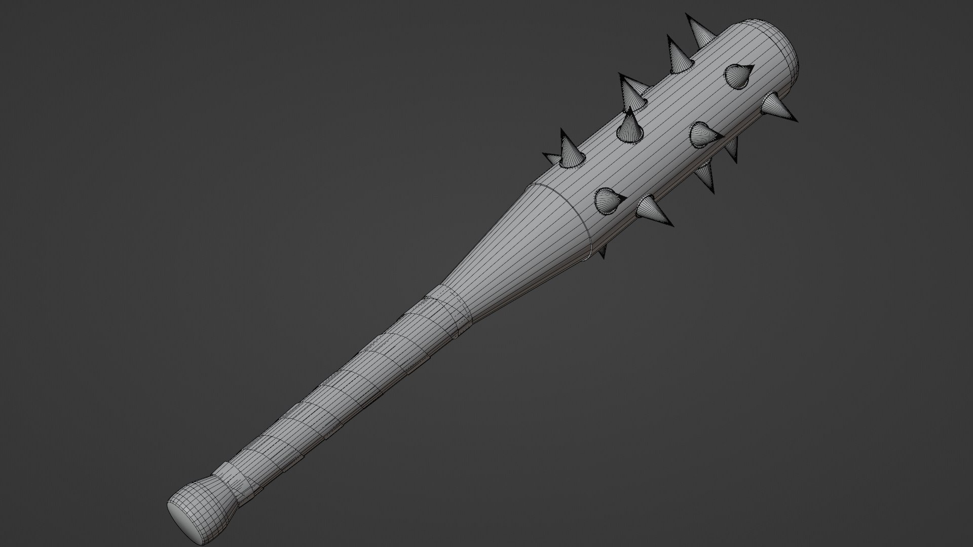 3D Spiked Club Model - TurboSquid 2044289