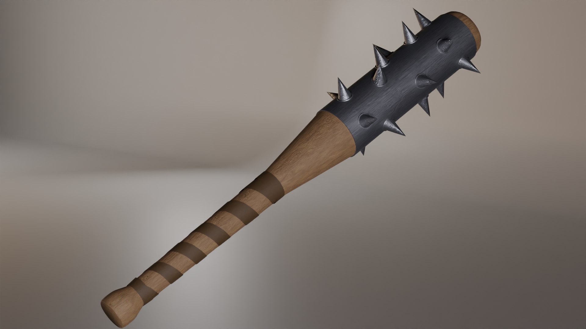 3D Spiked Club Model - TurboSquid 2044289