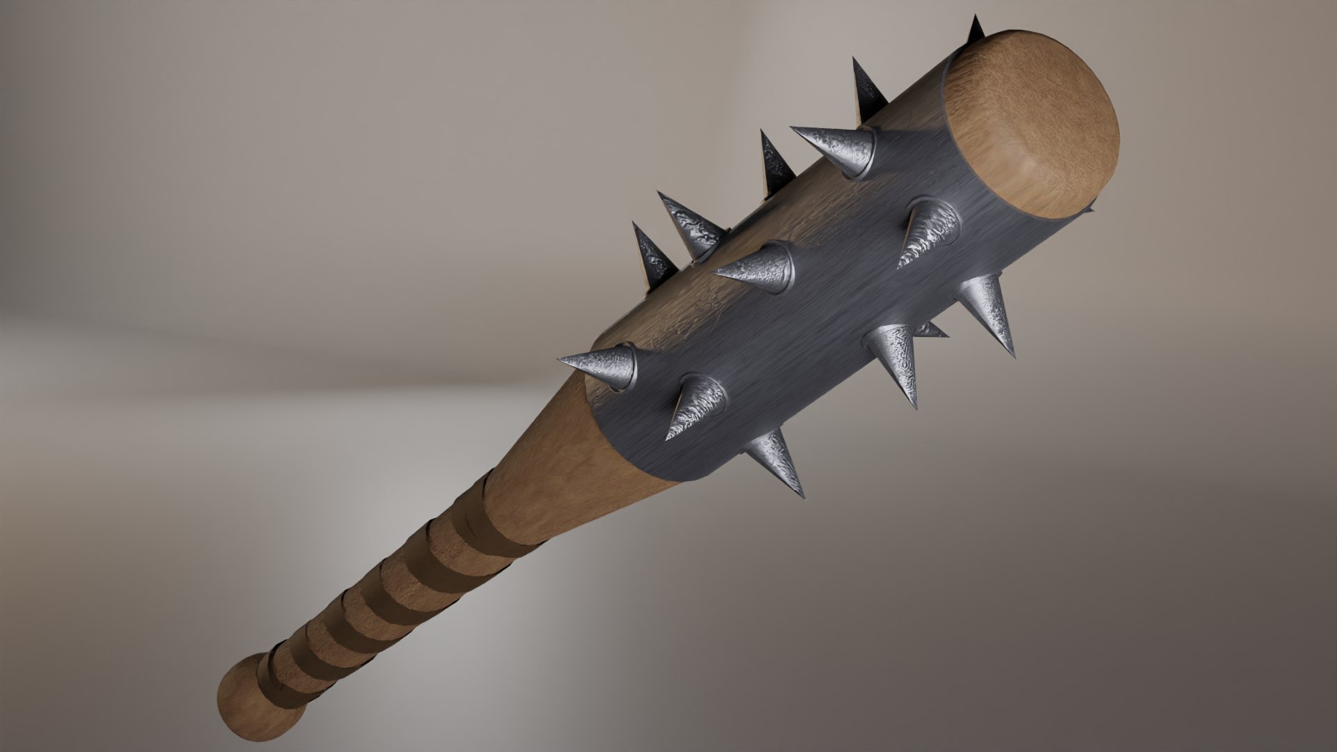 3D Spiked Club Model - TurboSquid 2044289