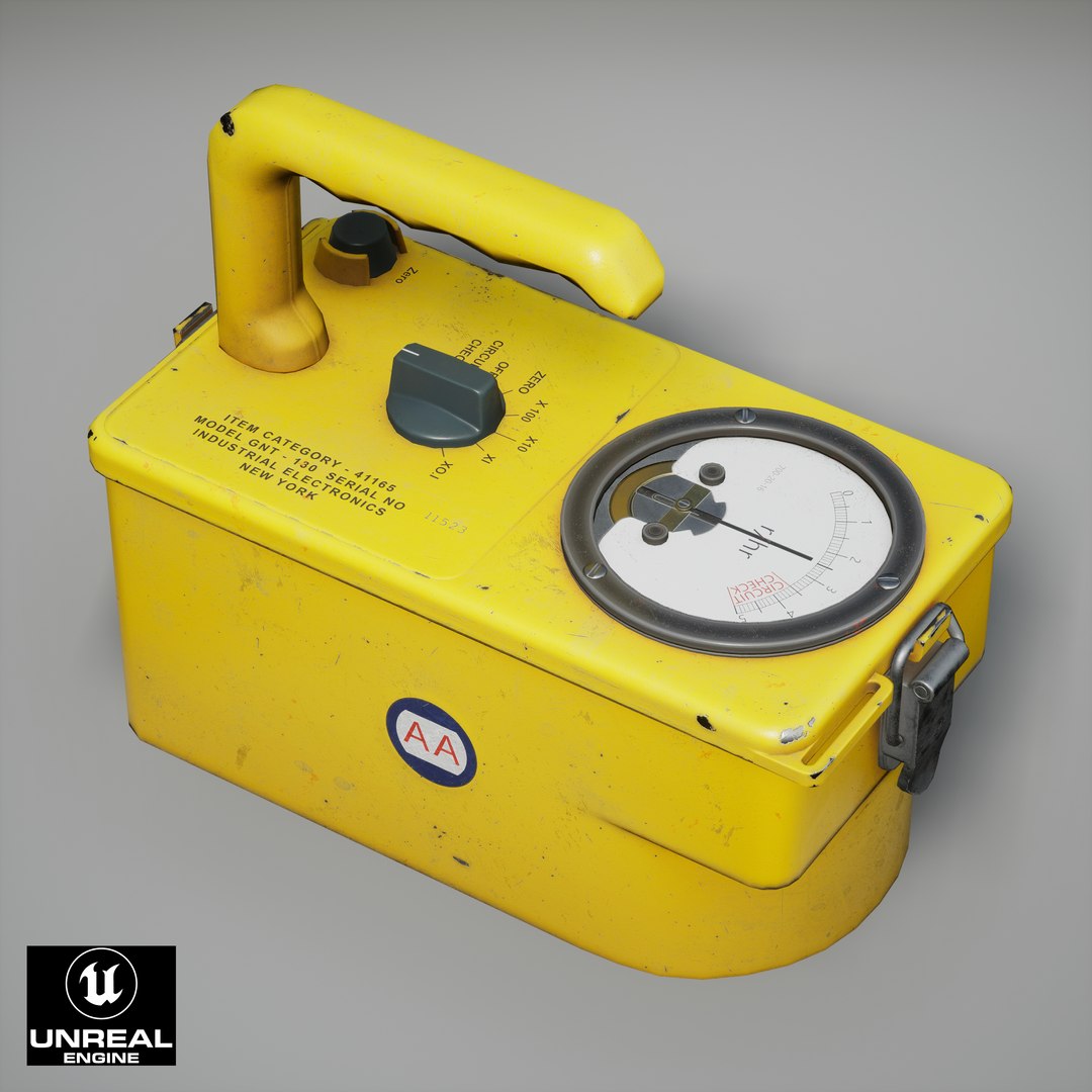 3D Radiation Meter Model - TurboSquid 2288873