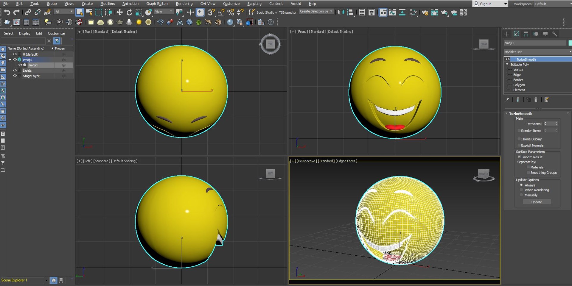 Emoji Mobile Modeled Model - TurboSquid 1548048