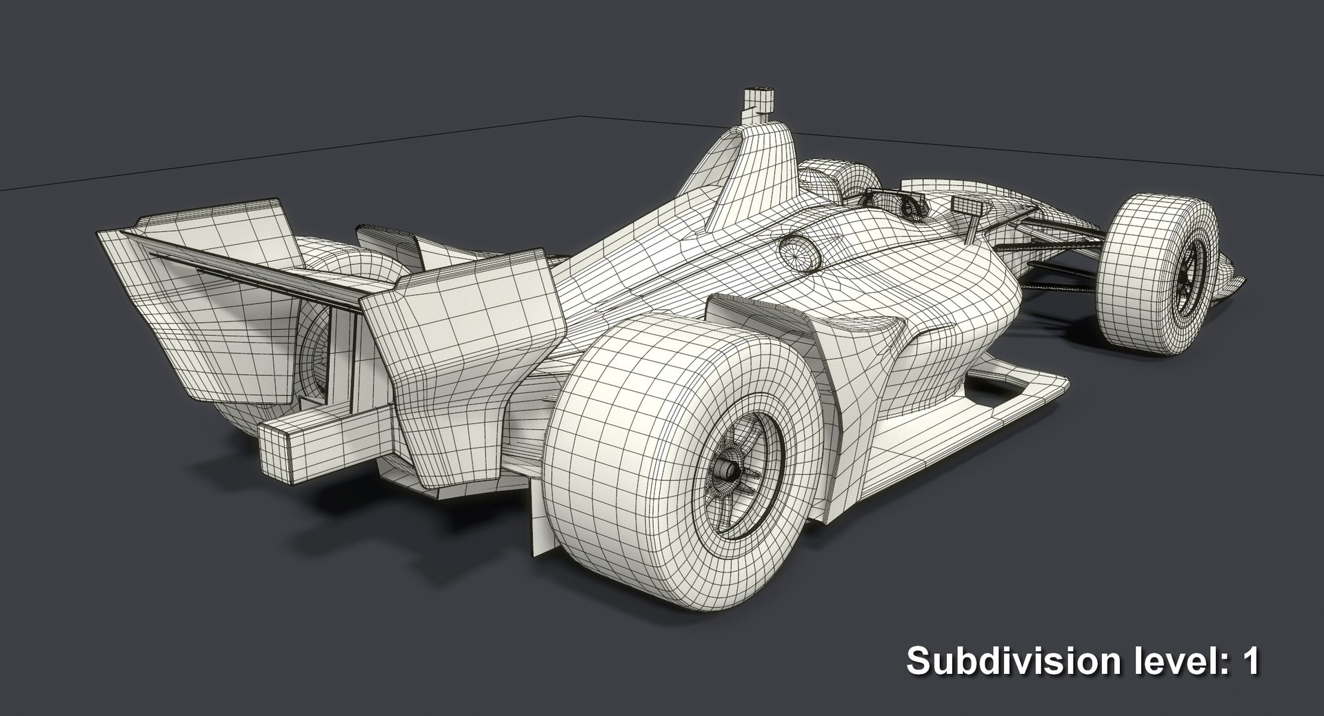 3D race car indycar season - TurboSquid 1400842