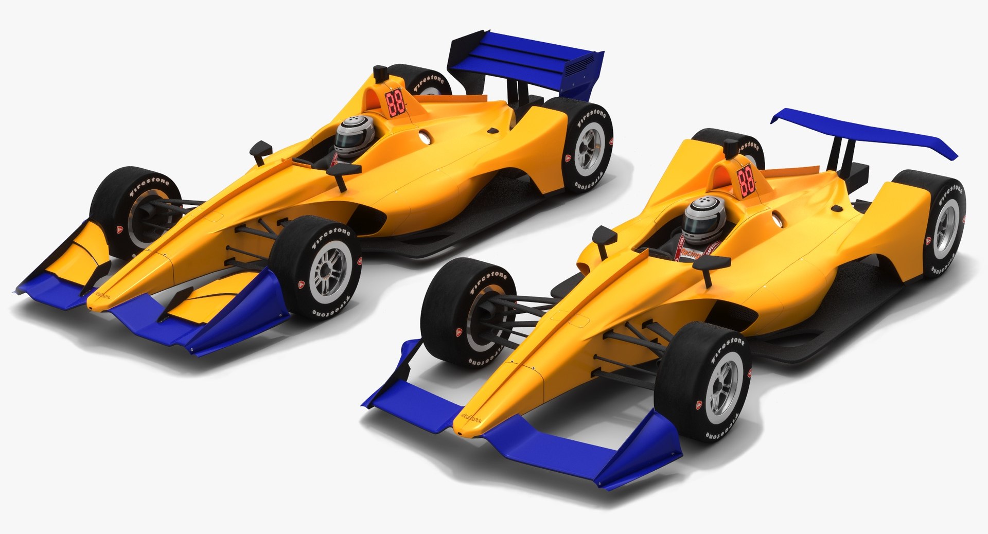 3D Race Car Indycar Season - TurboSquid 1400842