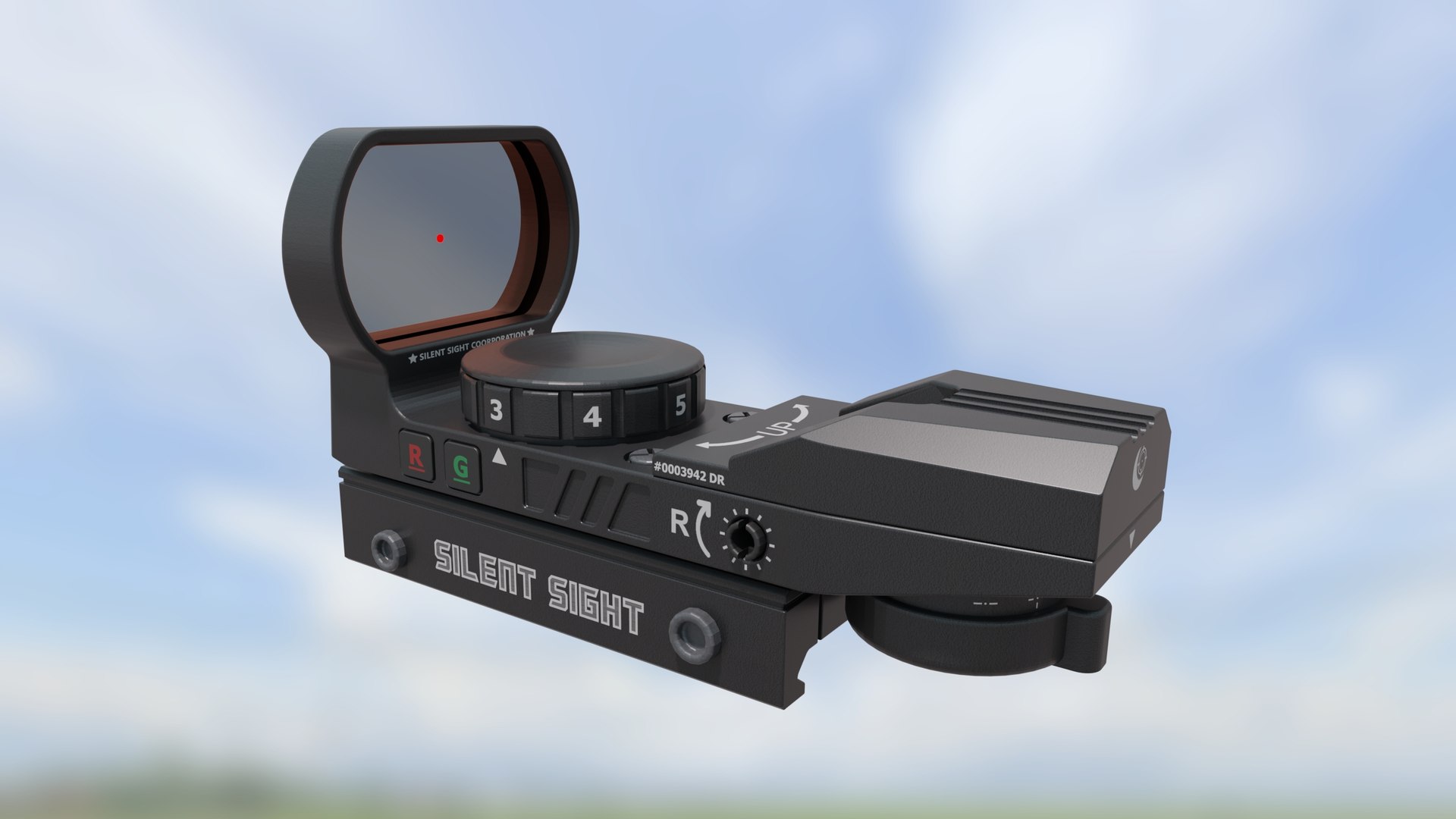 3D Red Dot Sight GAF-112 model - TurboSquid 2028765