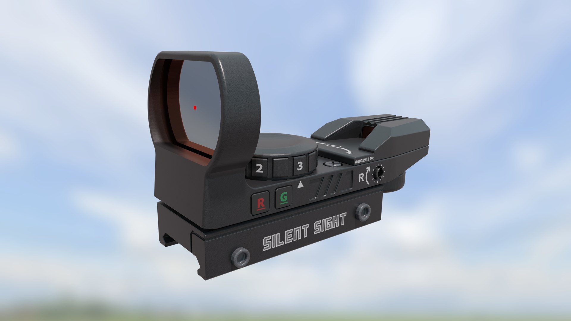 3D Red Dot Sight GAF-112 model - TurboSquid 2028765