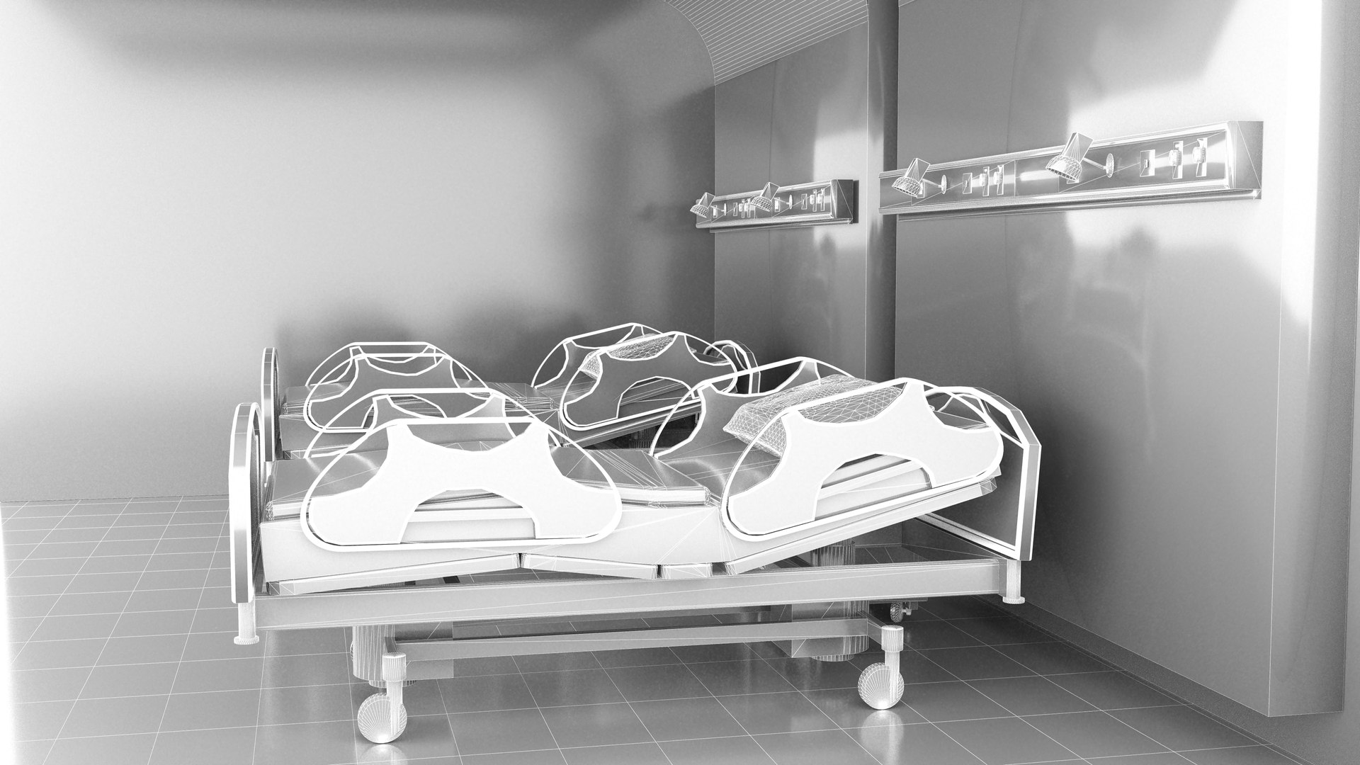 3D Hospital Ward 8 - 8K Model - TurboSquid 2157718