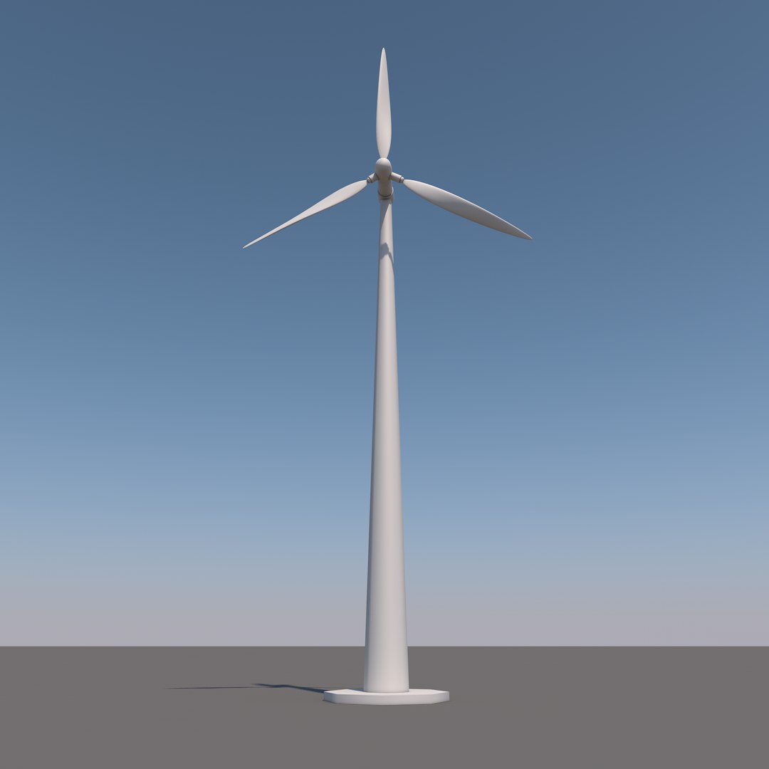 3D Wind Turbine Model - TurboSquid 1569374