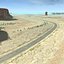 3d Model Scene Road Desert Complete