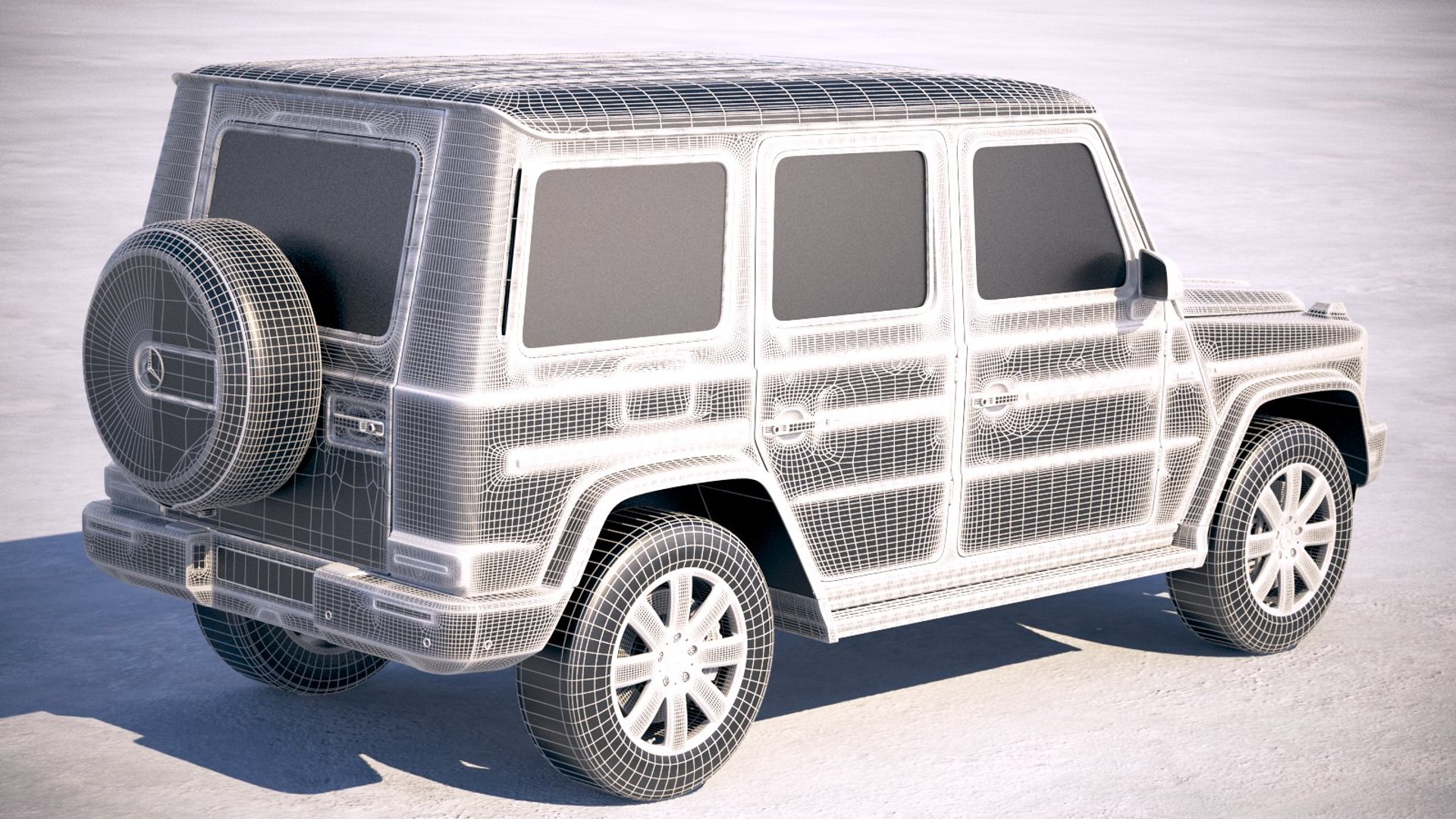 Mercedes g-class 2019 3D model - TurboSquid 1257177