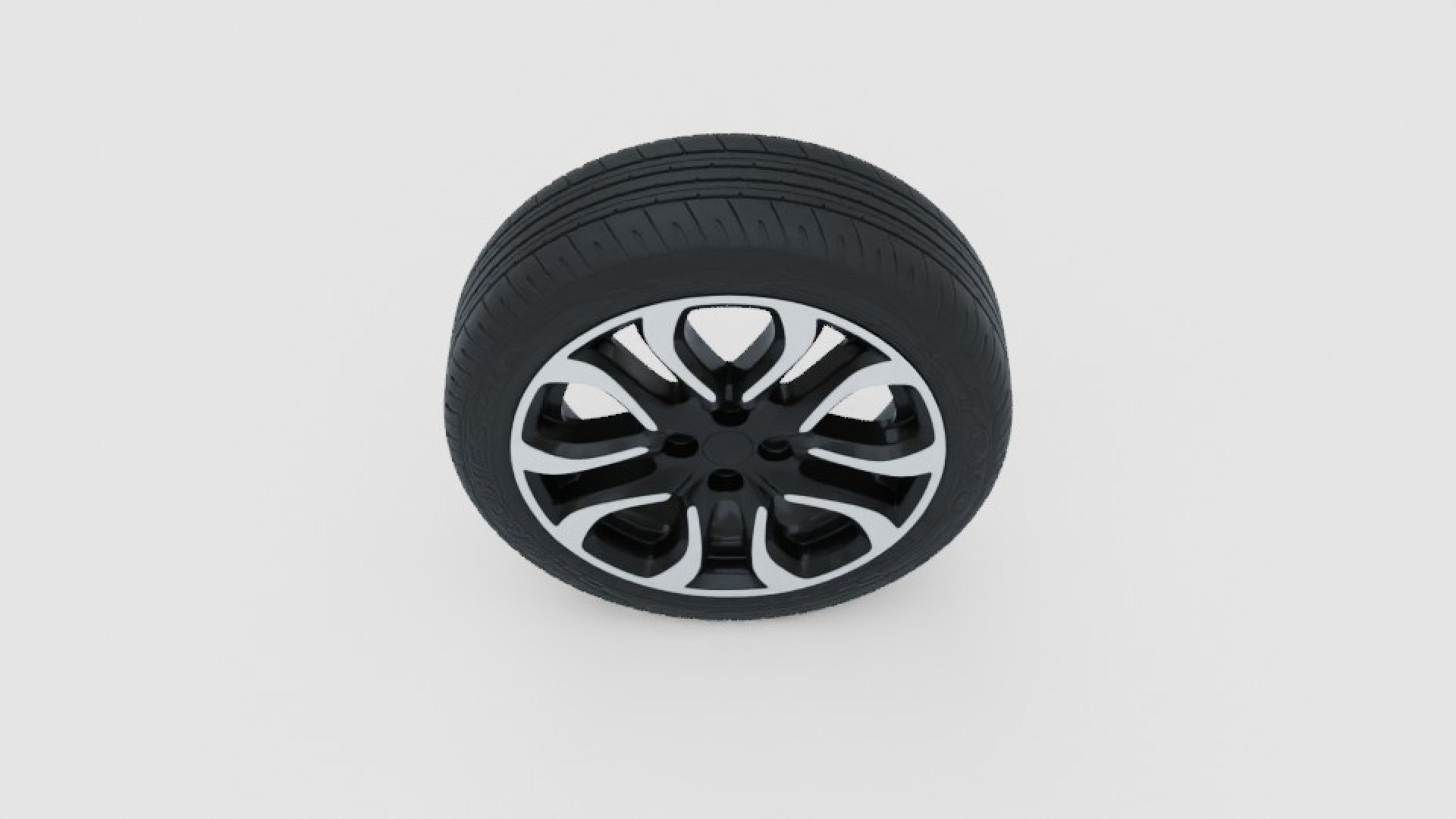 3D Mazda 2 Wheel With Rim Model - TurboSquid 2159931