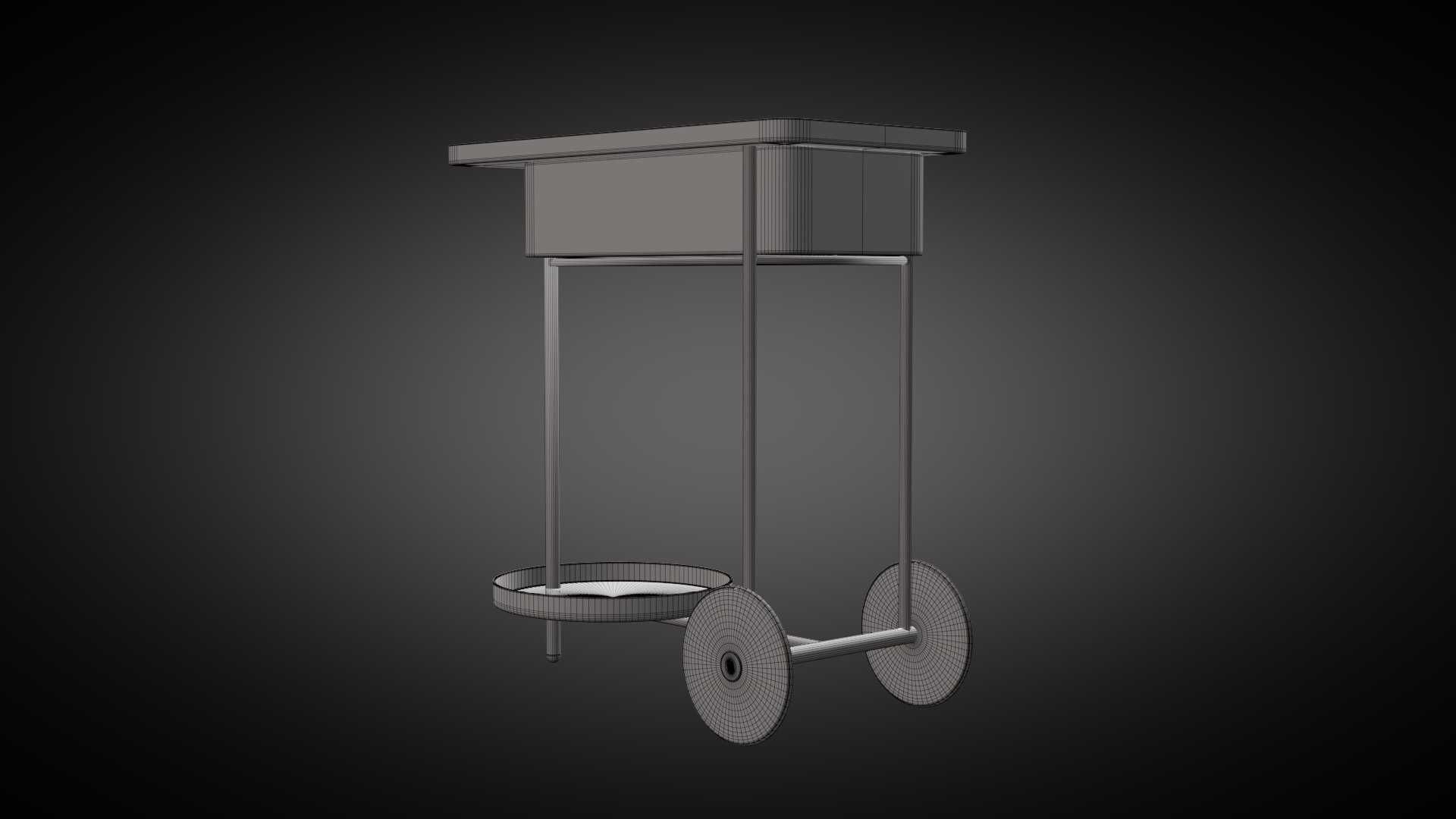 Float Serving Cart By Miras Model - TurboSquid 1763449