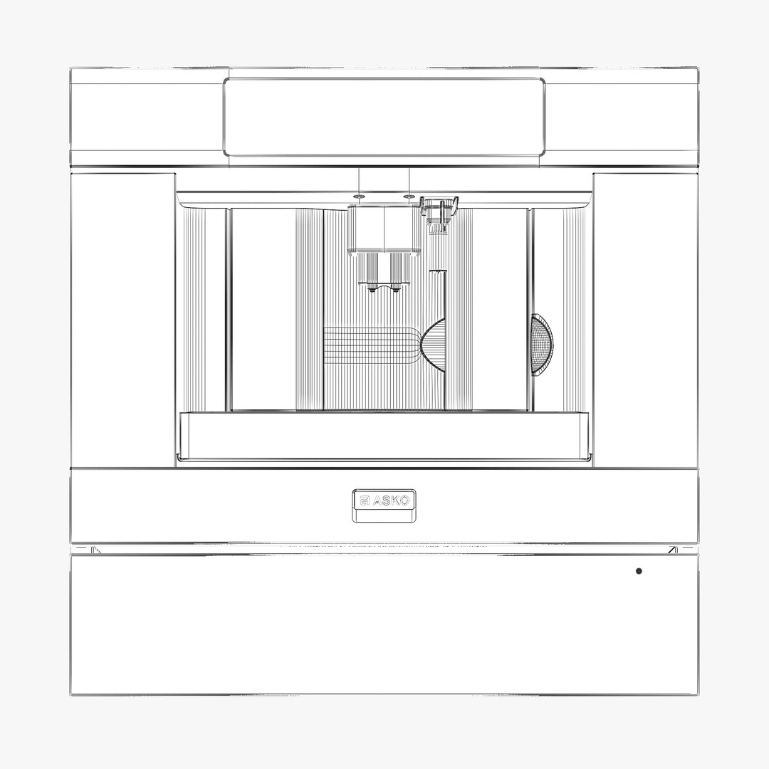Set Kitchen Appliances Asko 3D Model - TurboSquid 1340451