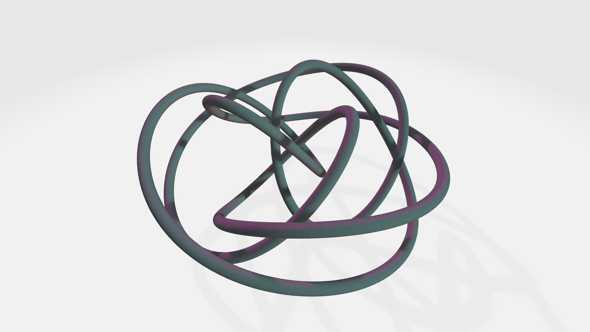 12 Crossing Trefoil 3D Model - TurboSquid 2189469