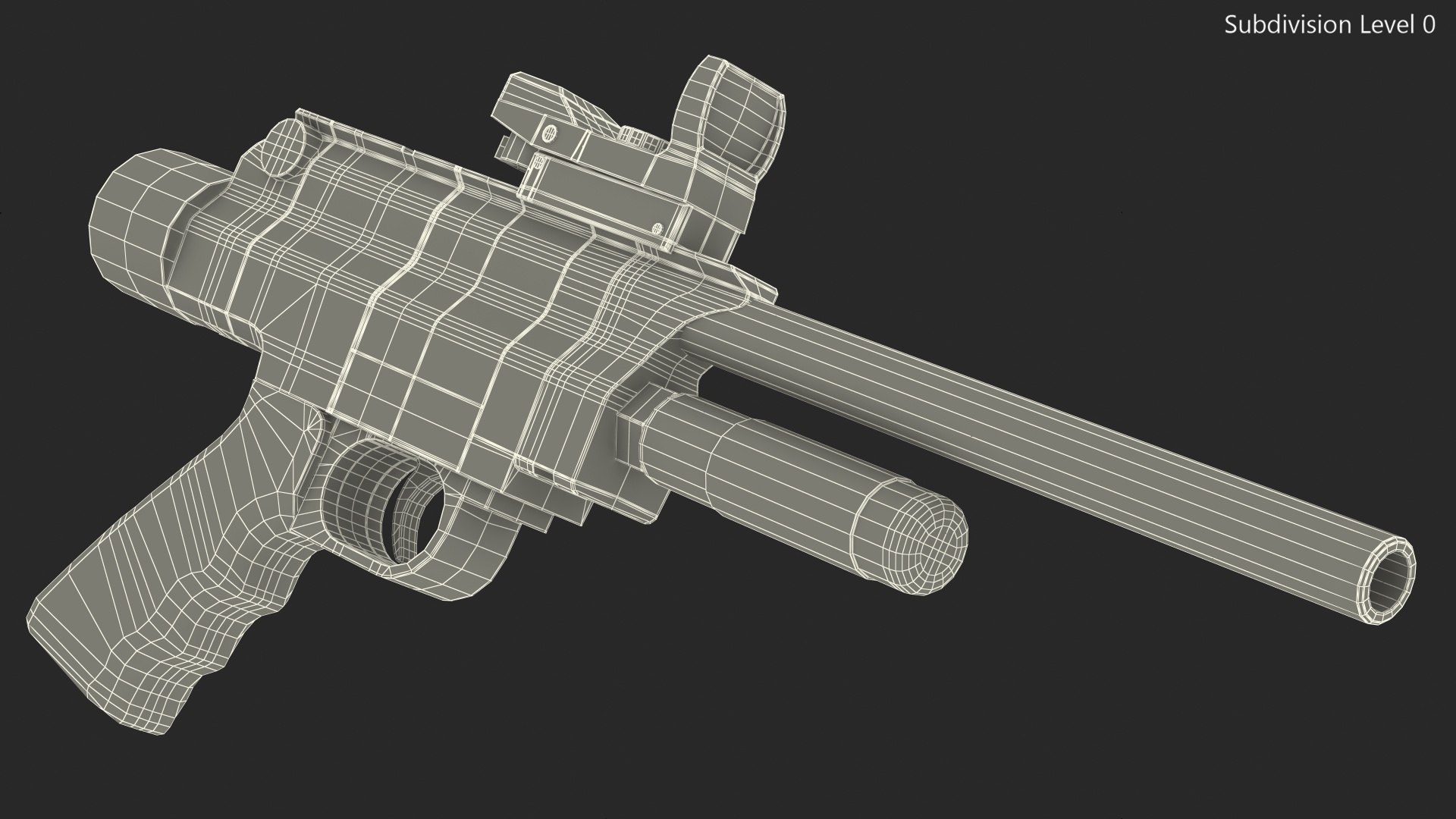 3D Tranquilizer Dart Gun X-2 Satin Black Trim model - TurboSquid 1968005