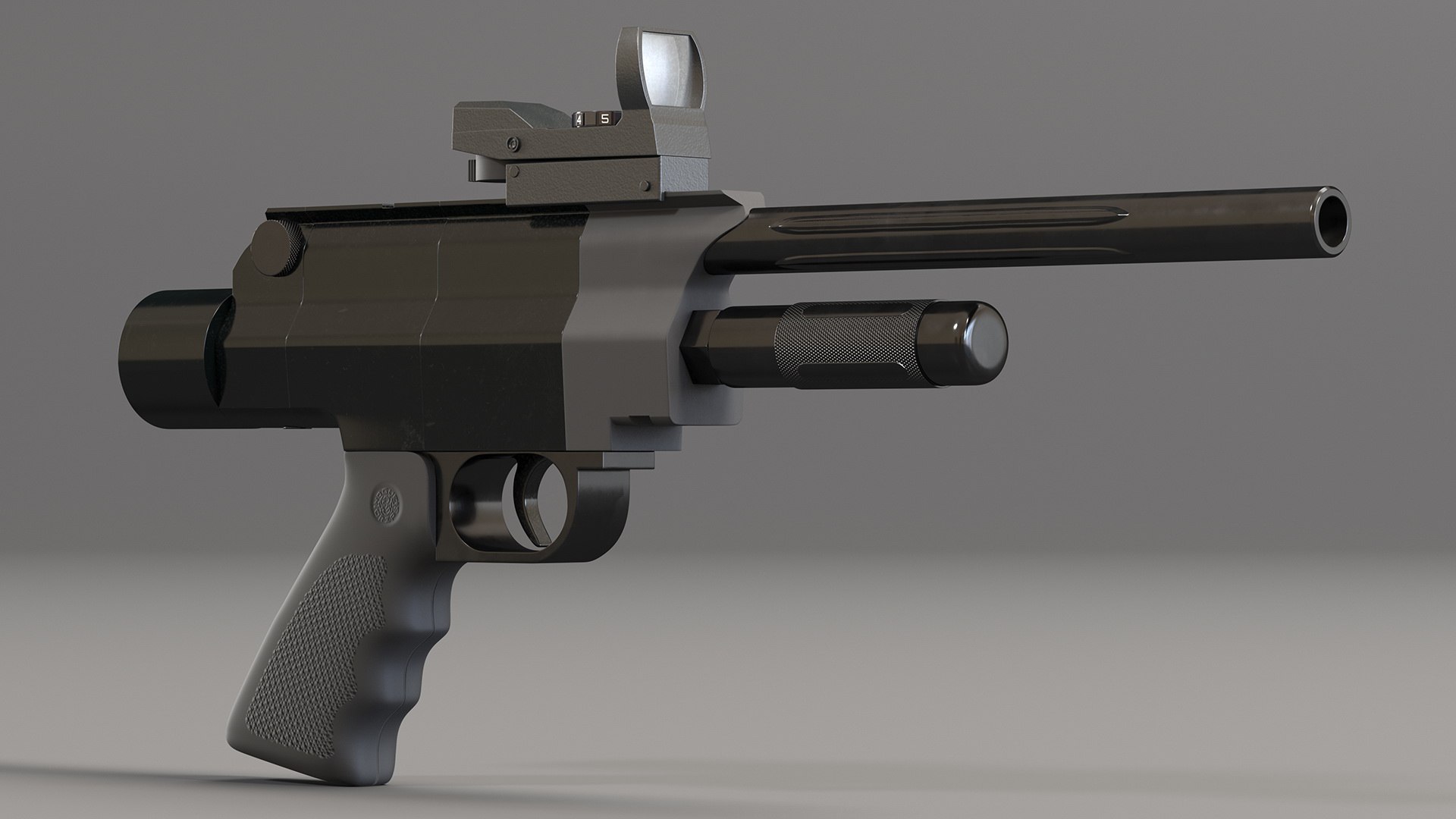 3D Tranquilizer Dart Gun X-2 Satin Black Trim Model - TurboSquid 1968005