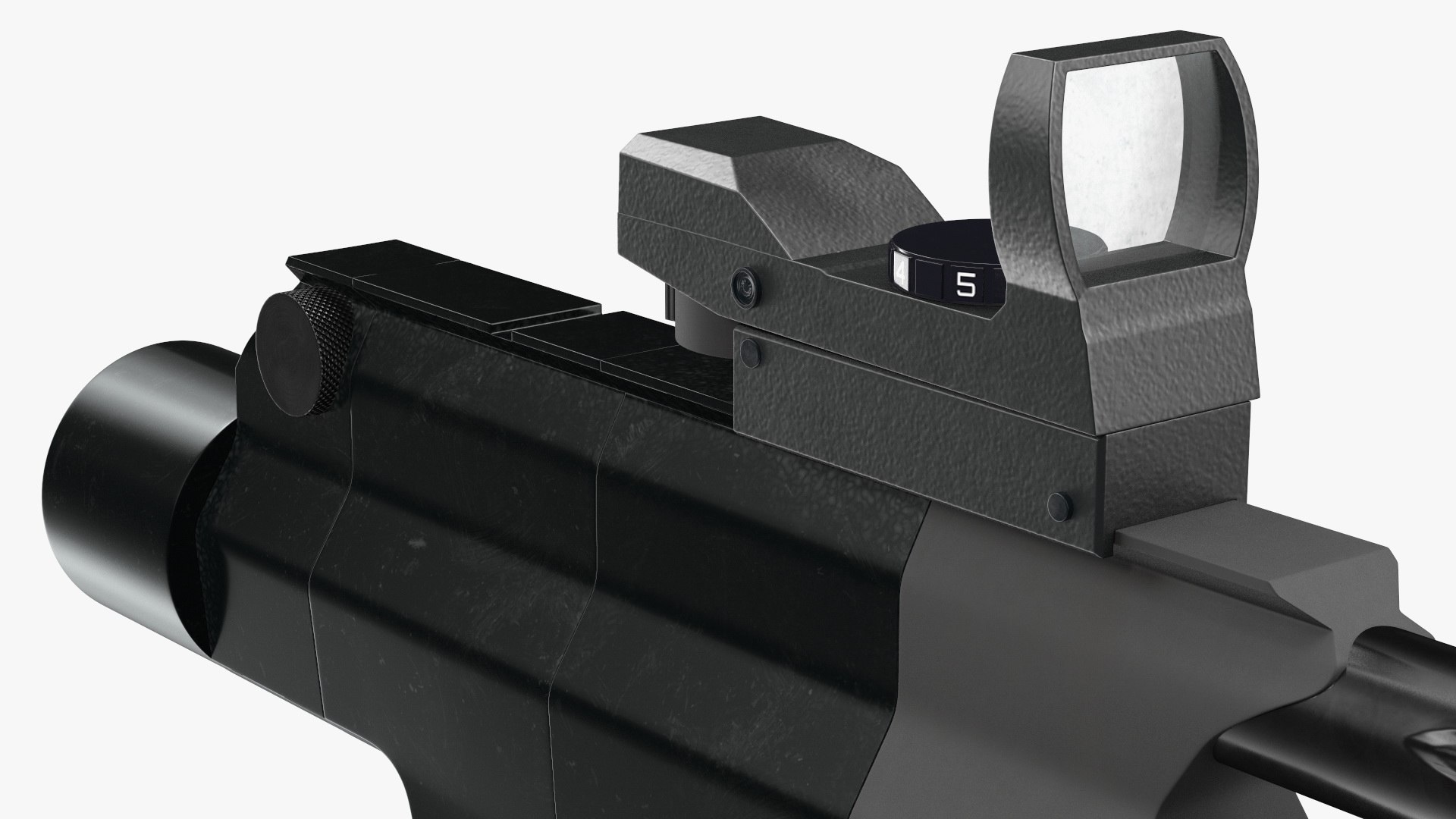 3D Tranquilizer Dart Gun X-2 Satin Black Trim Model - TurboSquid 1968005