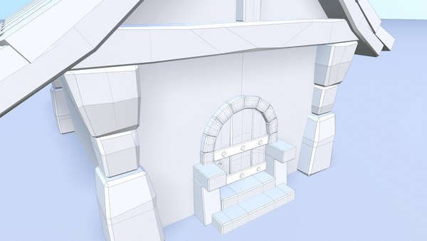 modelo 3d Pueblo de dibujos animados - TurboSquid 1683587