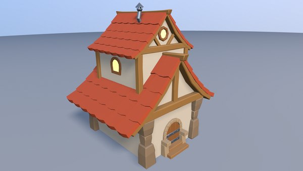 3D cartoon toon cart model - TurboSquid 1683587