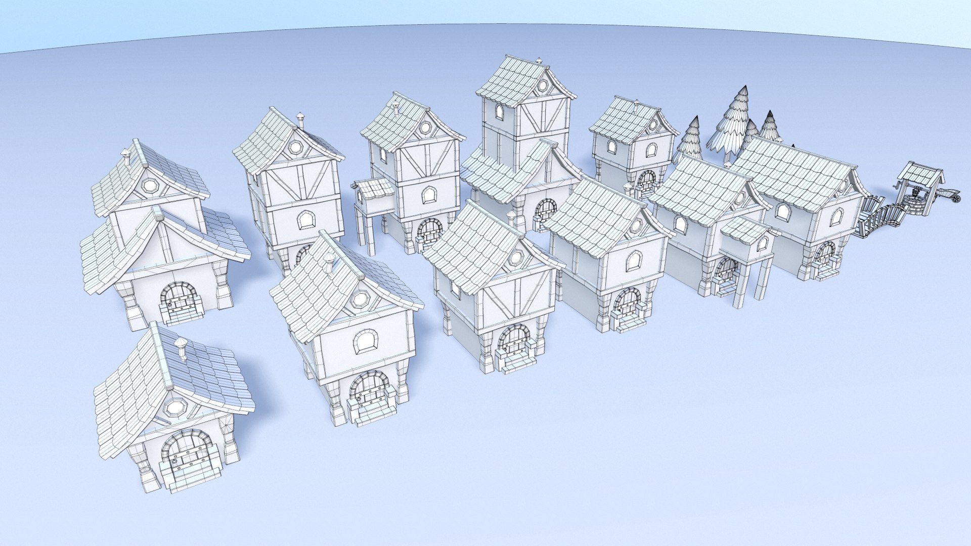 3D cartoon toon cart model - TurboSquid 1683587