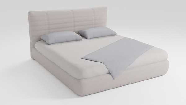 modelo 3d Cama de estilo minimalista moderno - TurboSquid 2275760