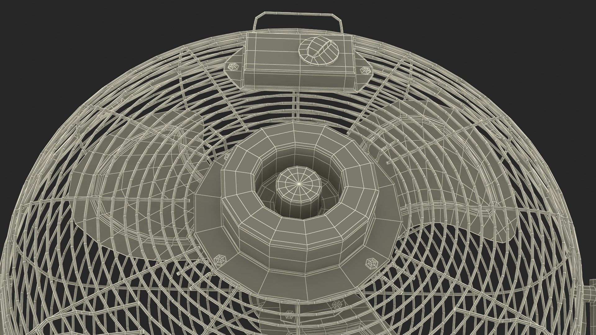 3D Model Compact Floor Fan White - TurboSquid 2115652