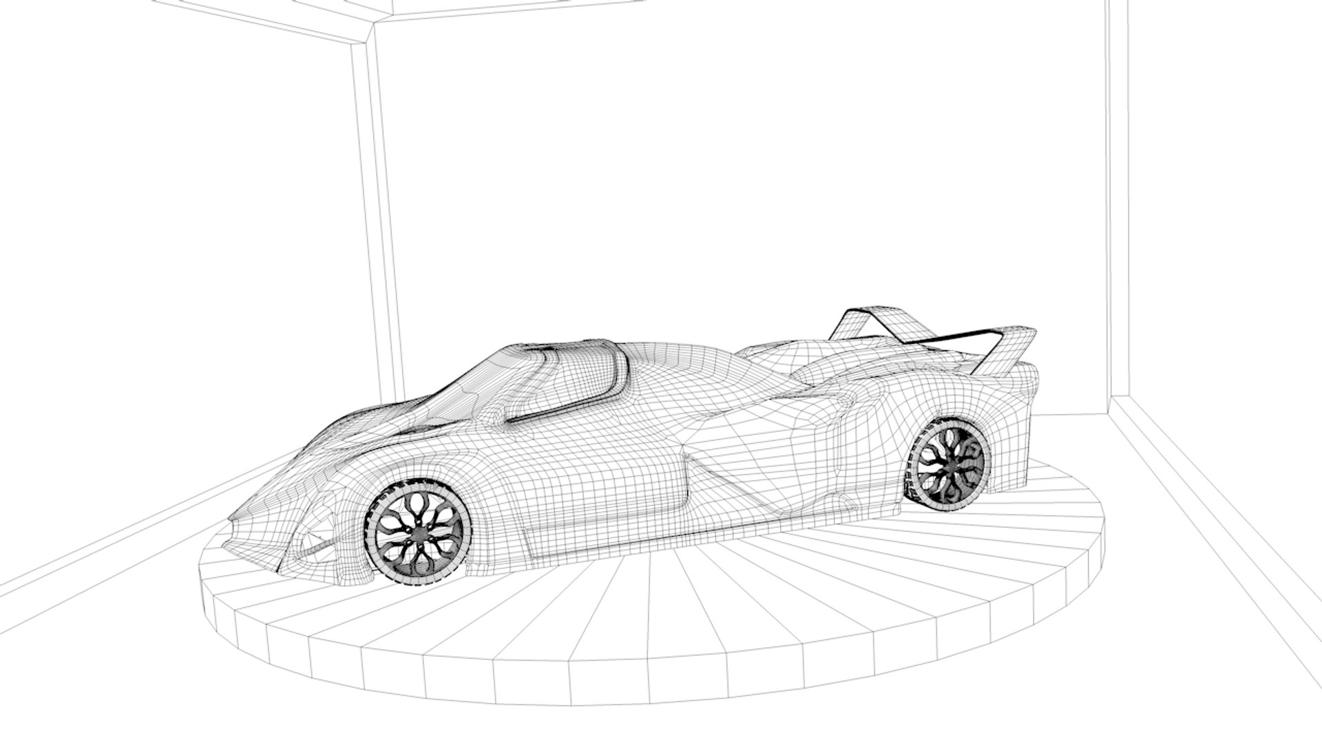 Devel Sixteen Prototype Car 3D Model - TurboSquid 1268433
