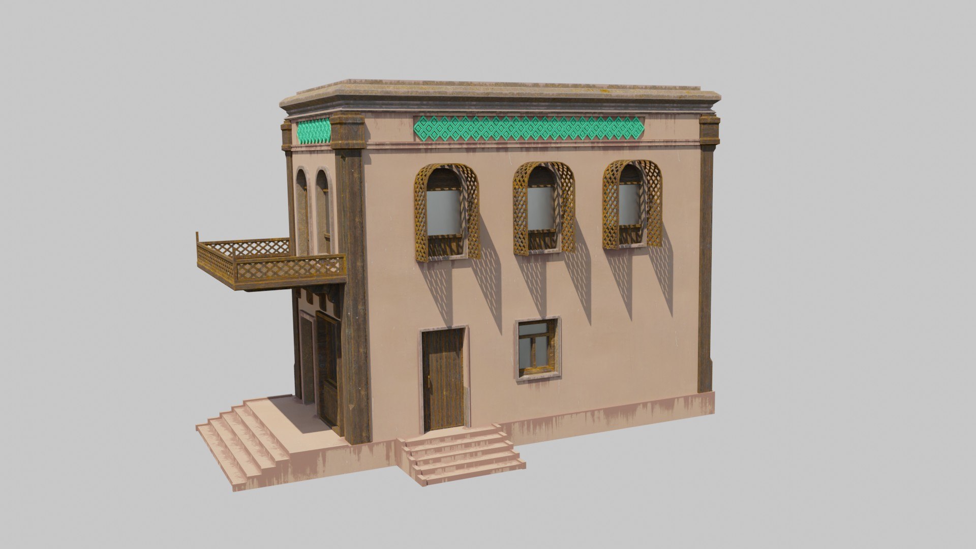 Ancient Arabic House 05 3D Model - TurboSquid 2251528