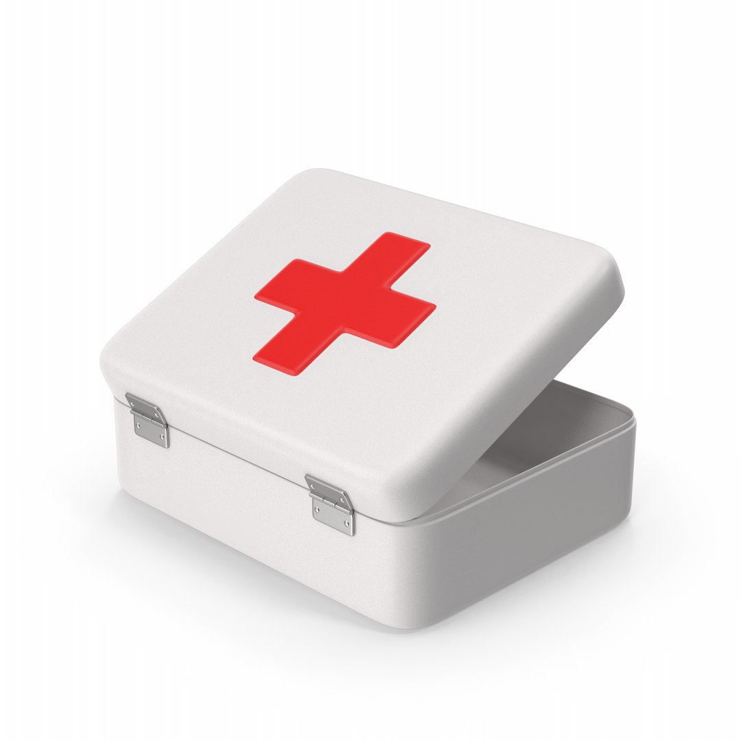 3D Model First Aid Box - TurboSquid 2190364