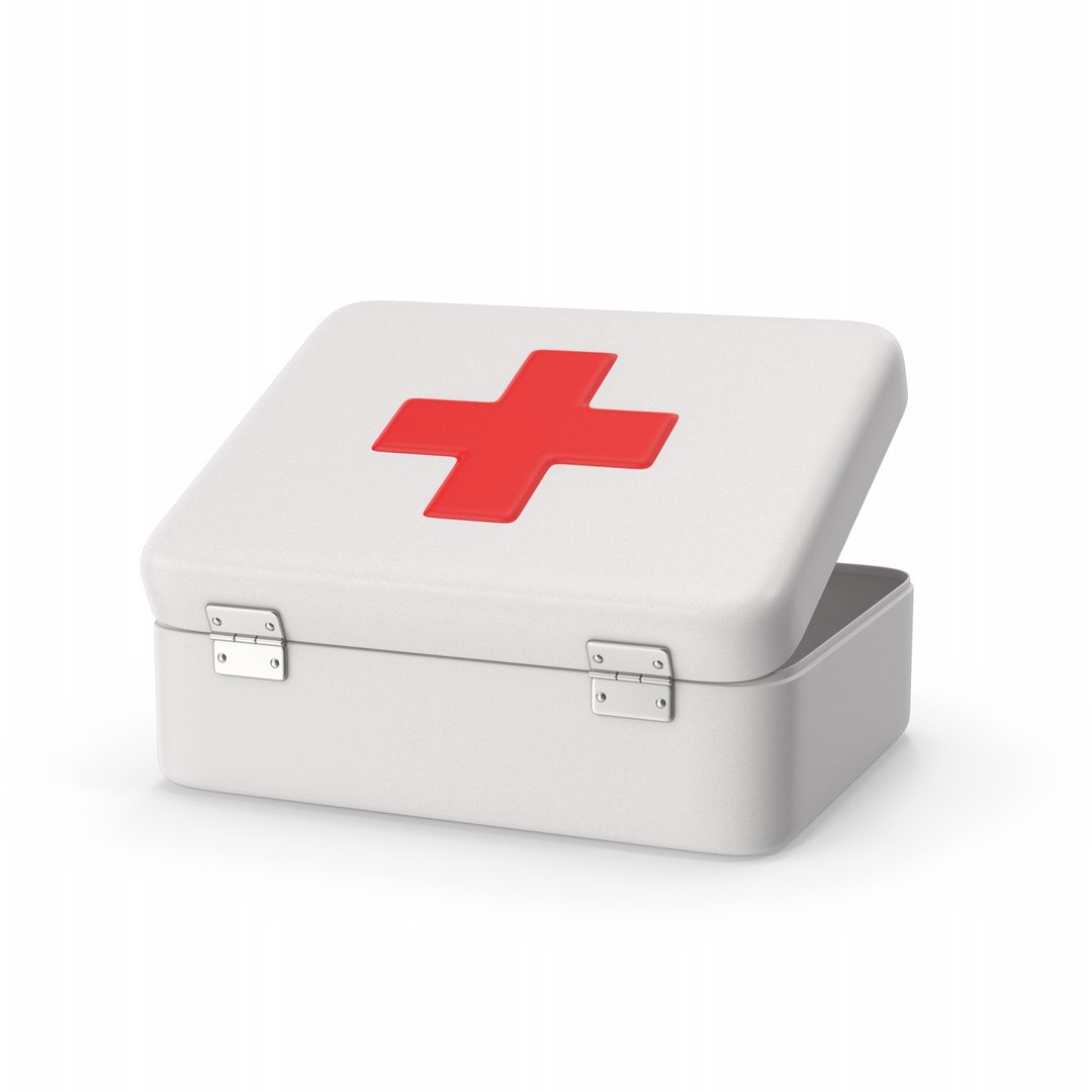 3D Model First Aid Box - TurboSquid 2190364