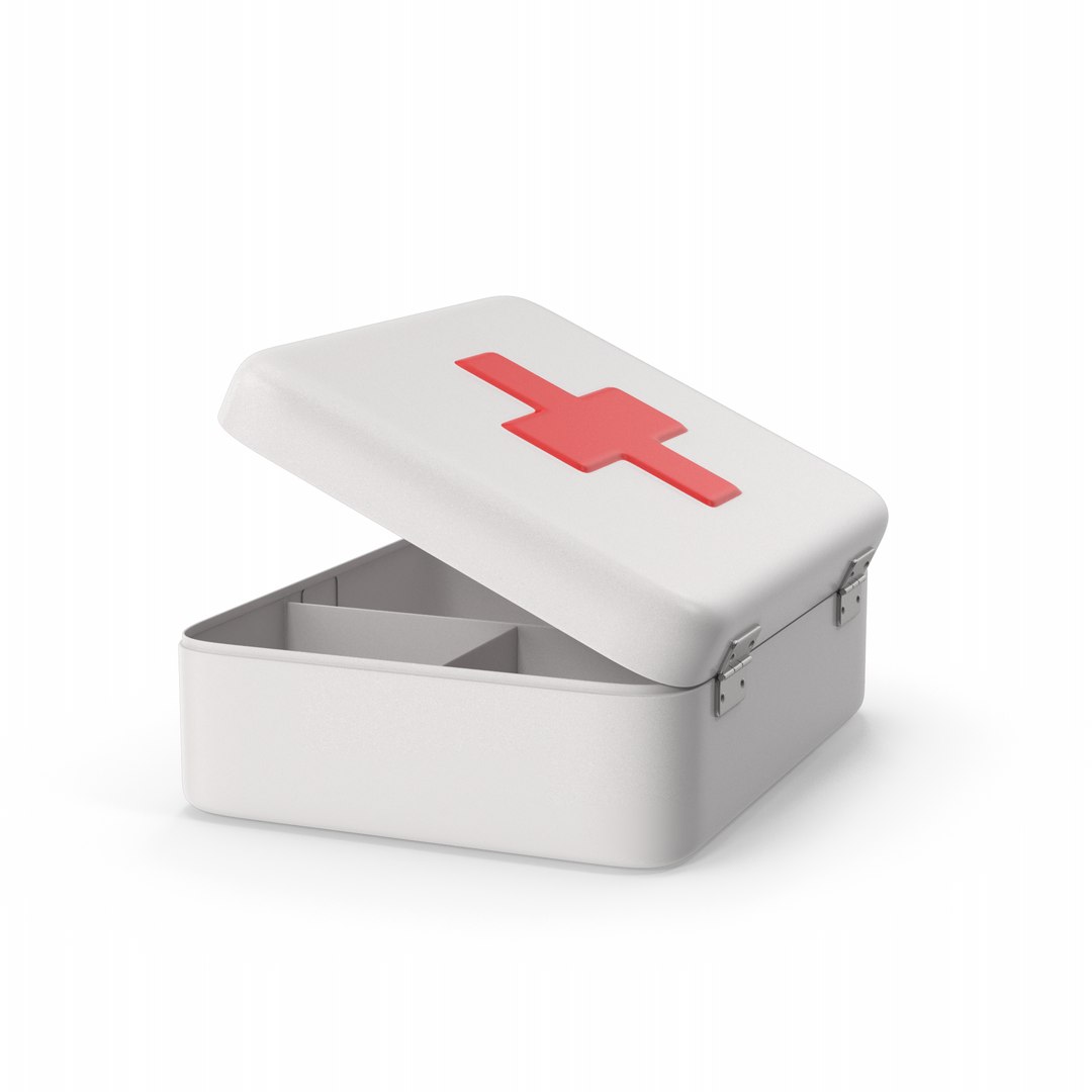 3D Model First Aid Box - TurboSquid 2190364