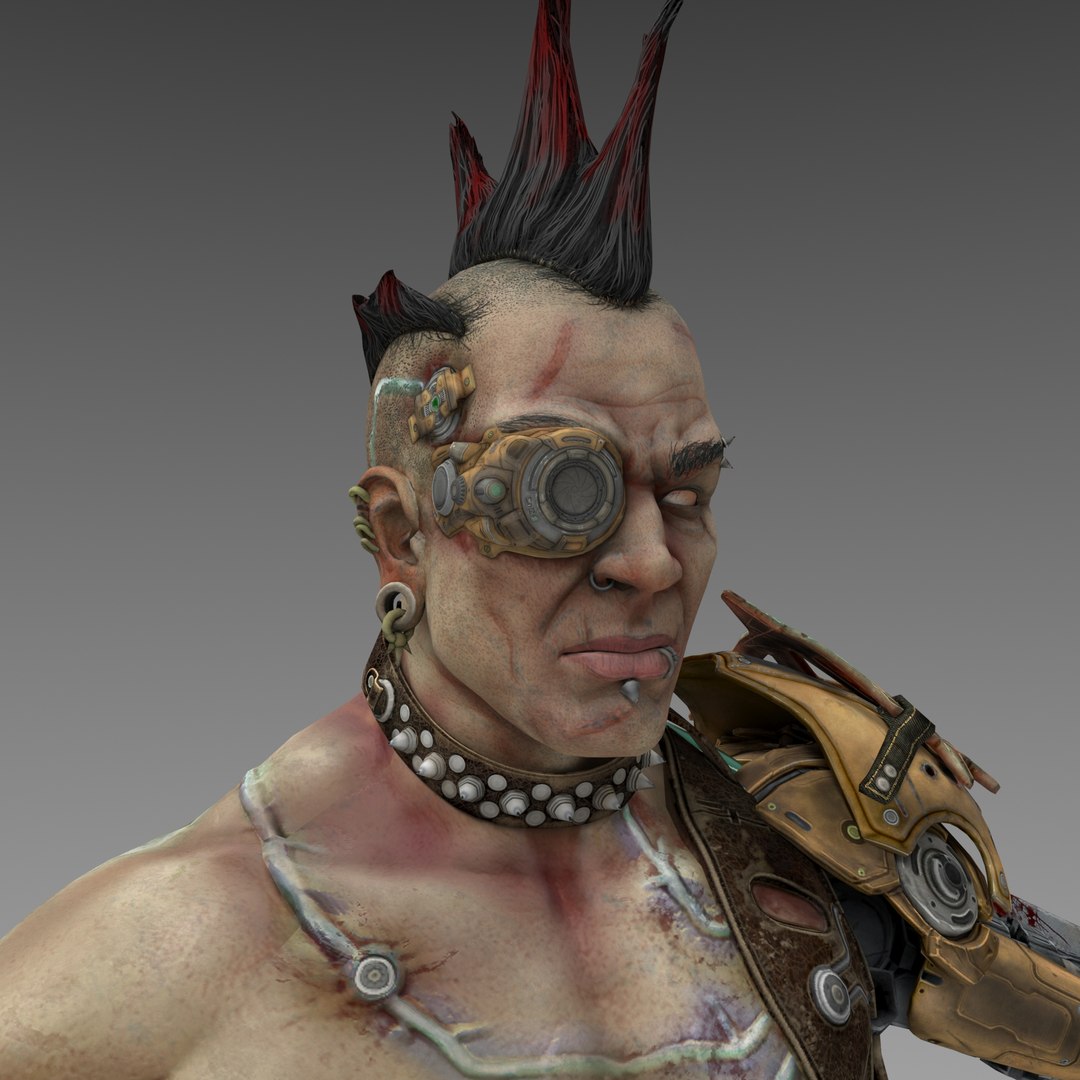 Anarki Character Games 3D Model - TurboSquid 1415942