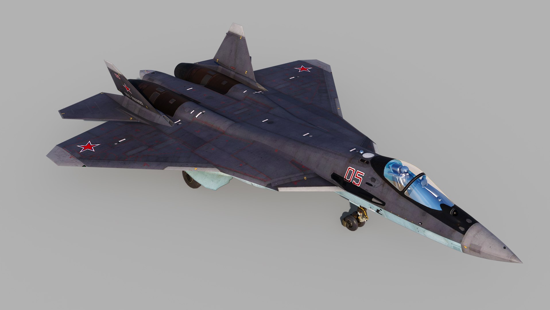 Sukhoi SU57 3D Model - TurboSquid 2093698