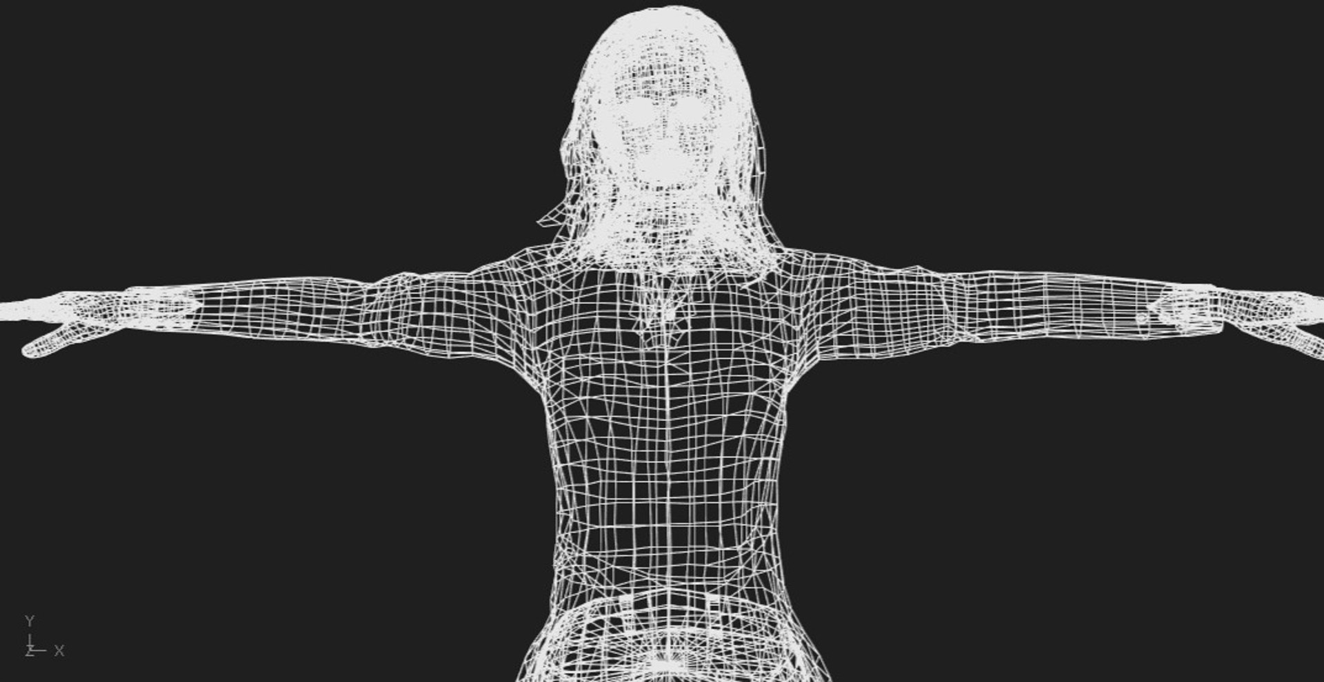 3D Fullbody Woman Scan Model - TurboSquid 1379797