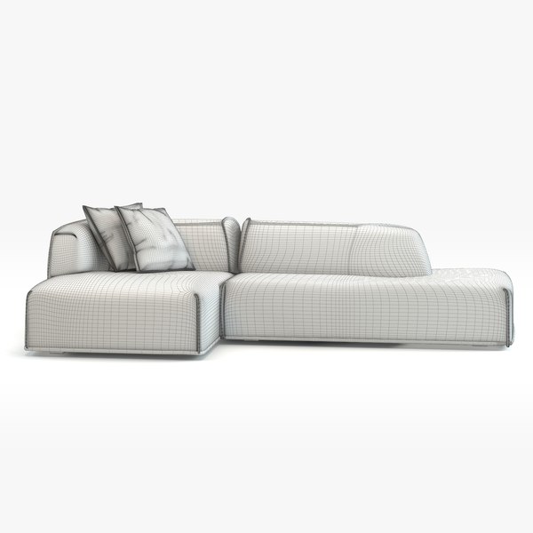 modern moroso sofa 3d model