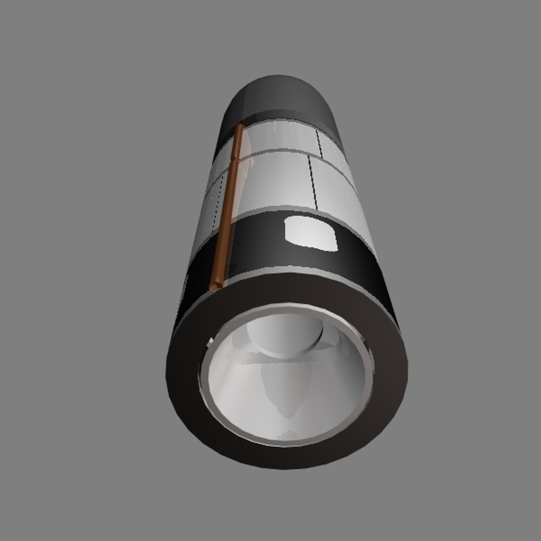3d Soviet Icbm Ss-18 Mod Model