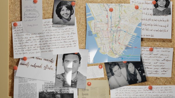 3D Police or Detective Pinboard model - TurboSquid 1896311