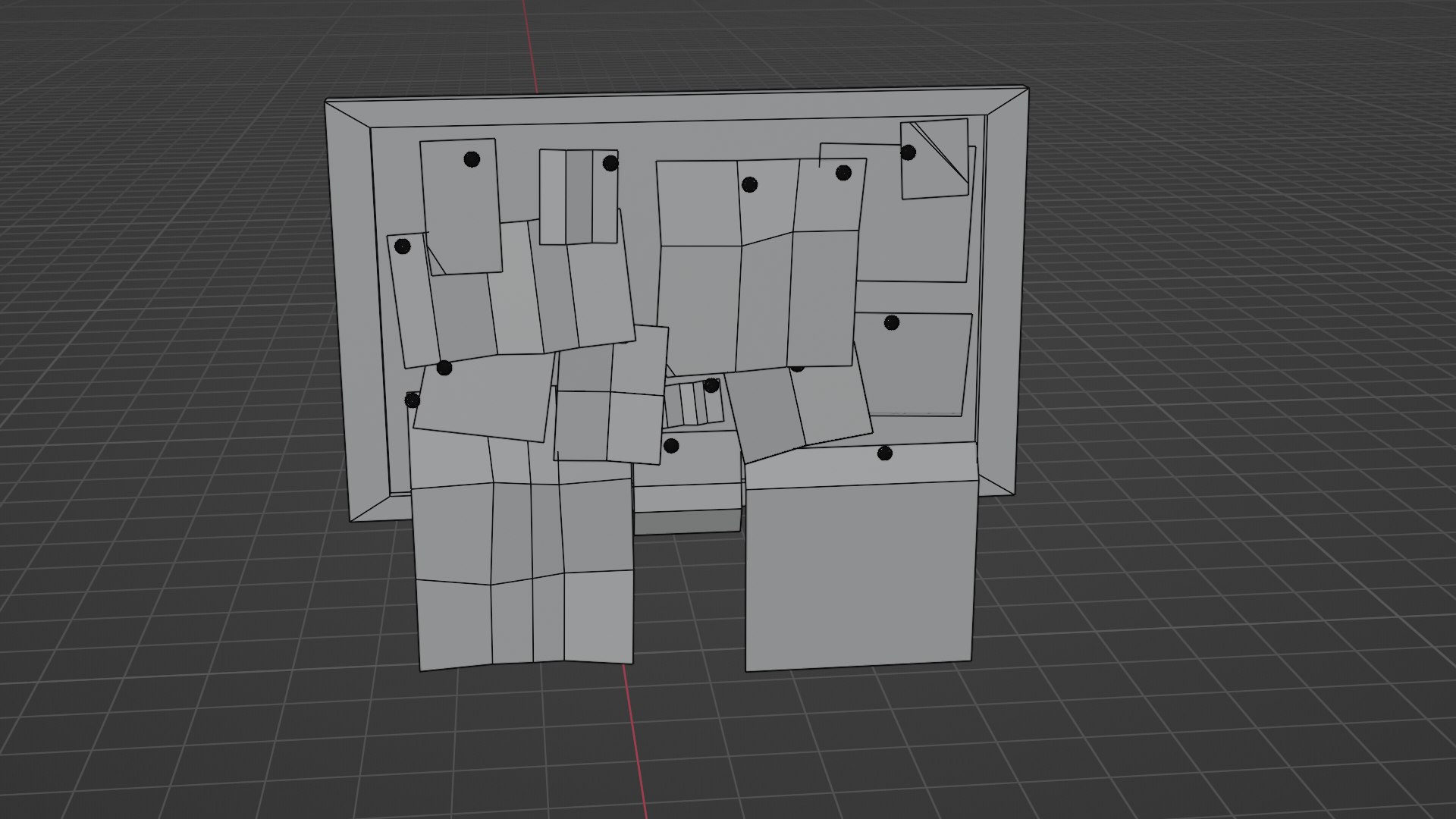 3D Police Or Detective Pinboard Model - TurboSquid 1896311