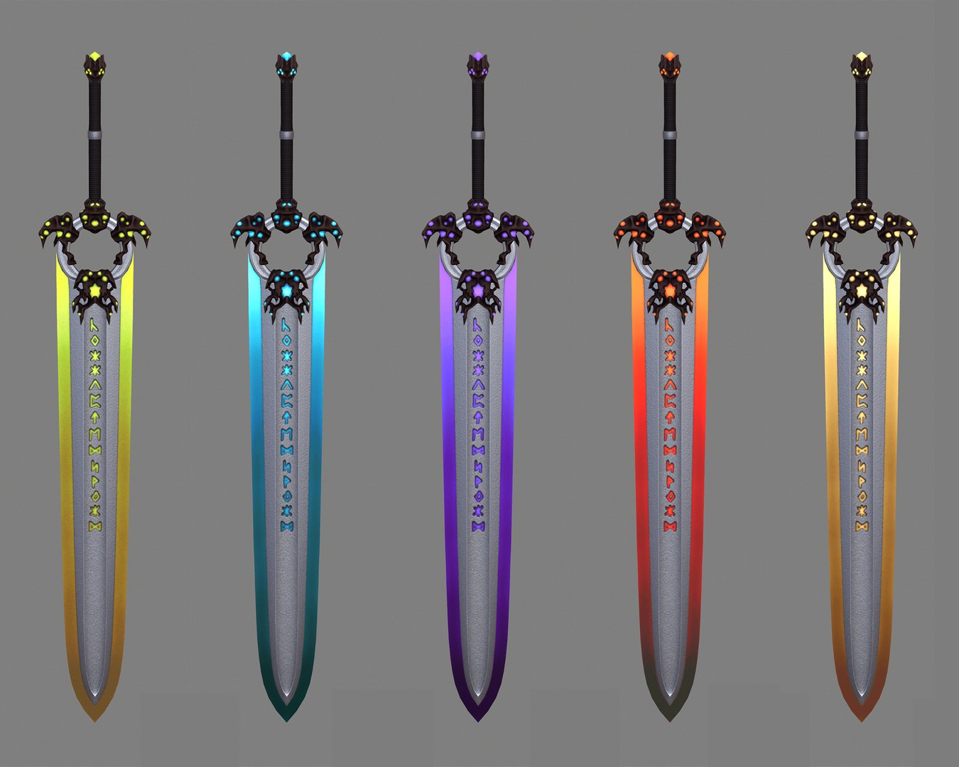 3d Corrupted Greatsword Model