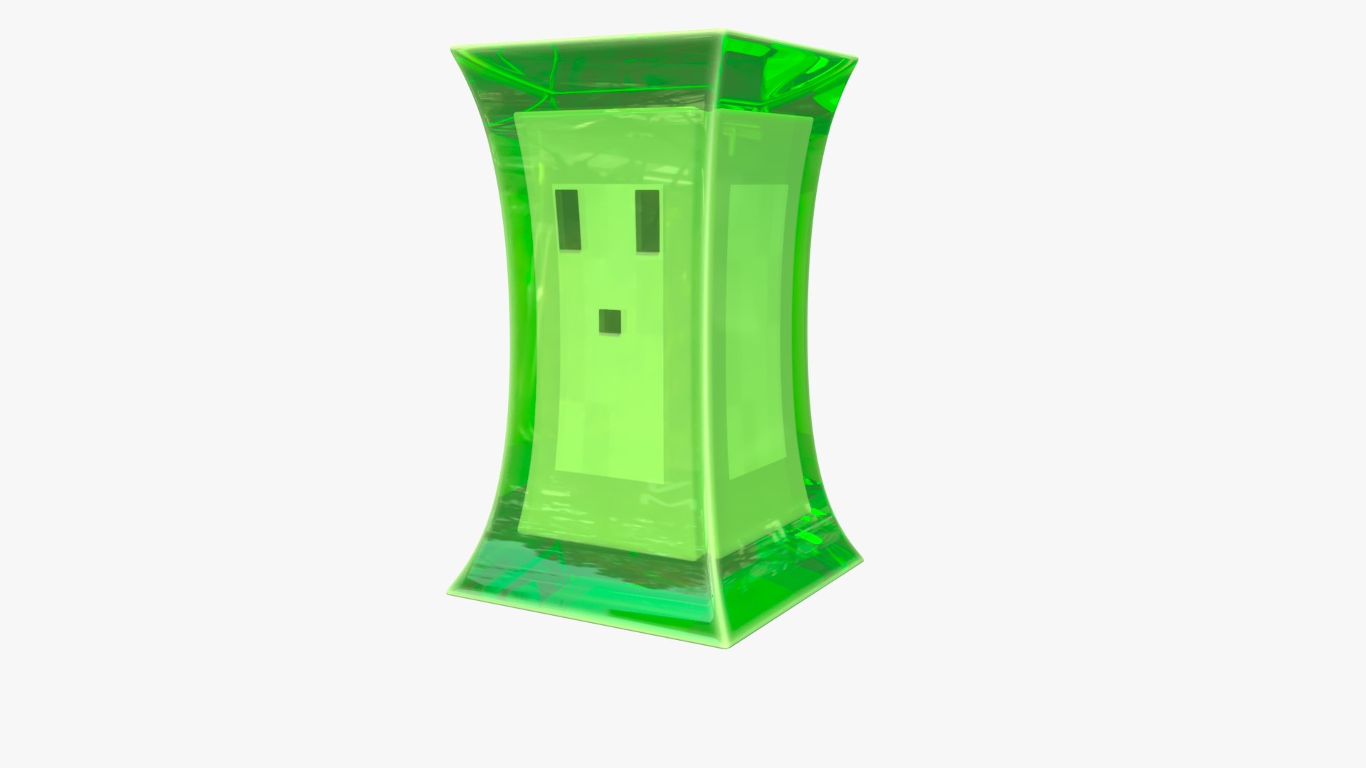 Minecraft Slime 3D Model - TurboSquid 1857183