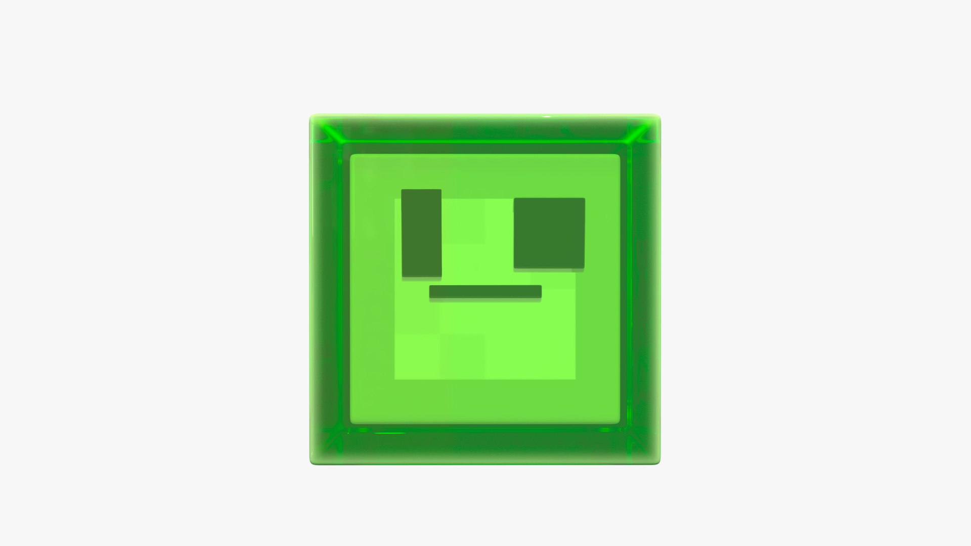 Minecraft Slime 3D Model - TurboSquid 1857183