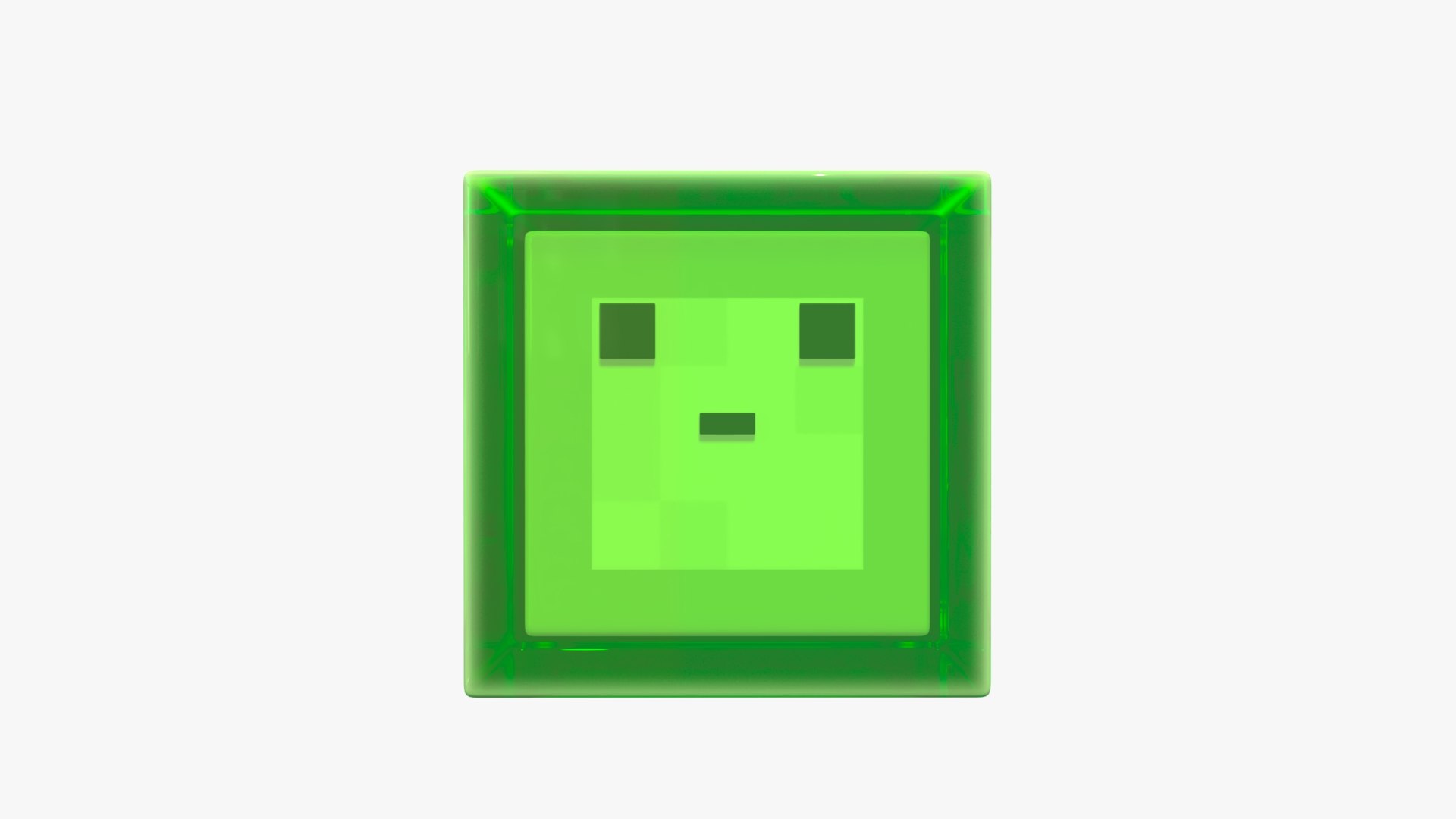 Minecraft Slime 3D Model - TurboSquid 1857183